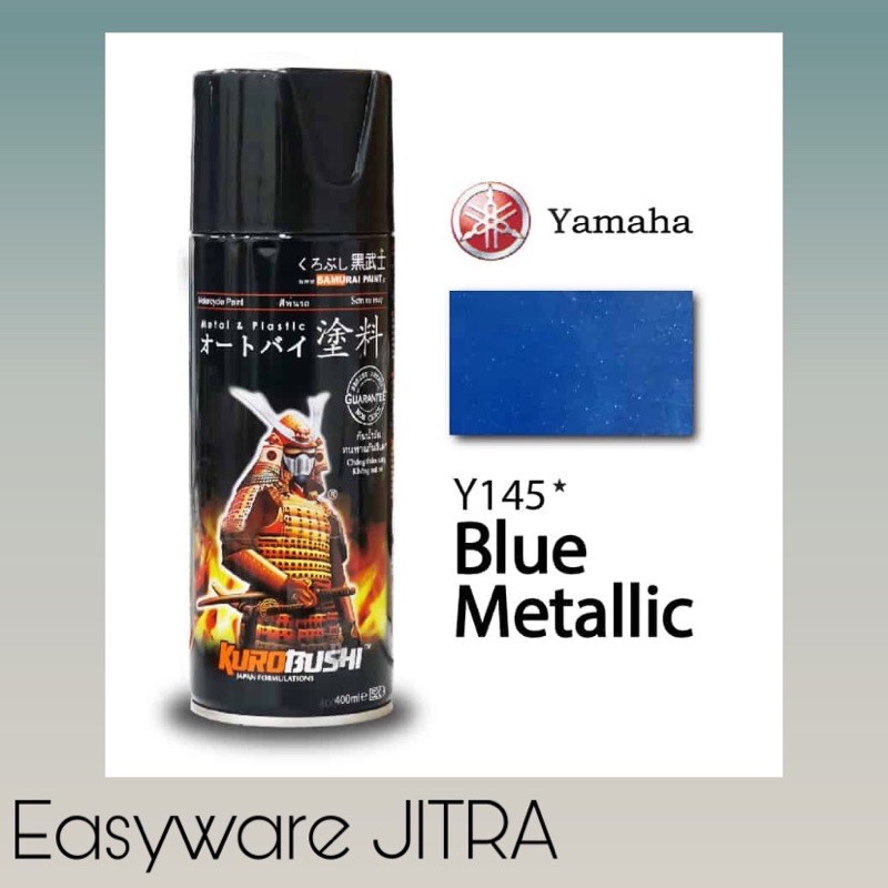 SAMURAI Y145* YAMAHA BLUE METALLIC Motorcycle Colour Spray Paint 400ml ...