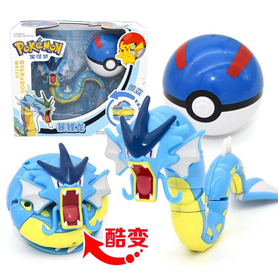 Pokemon Pikachu Magic Poke Ball Deformation Toy | Shopee Malaysia