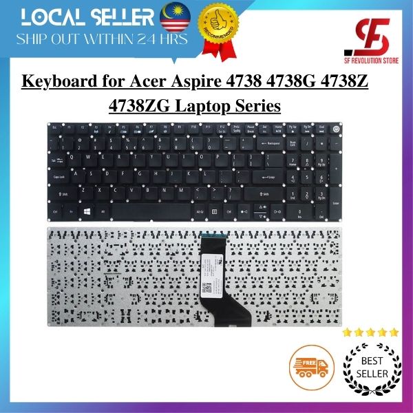 Replacement Keyboard for Acer Aspire 4738 4738G 4738Z 4738ZG Laptop ...