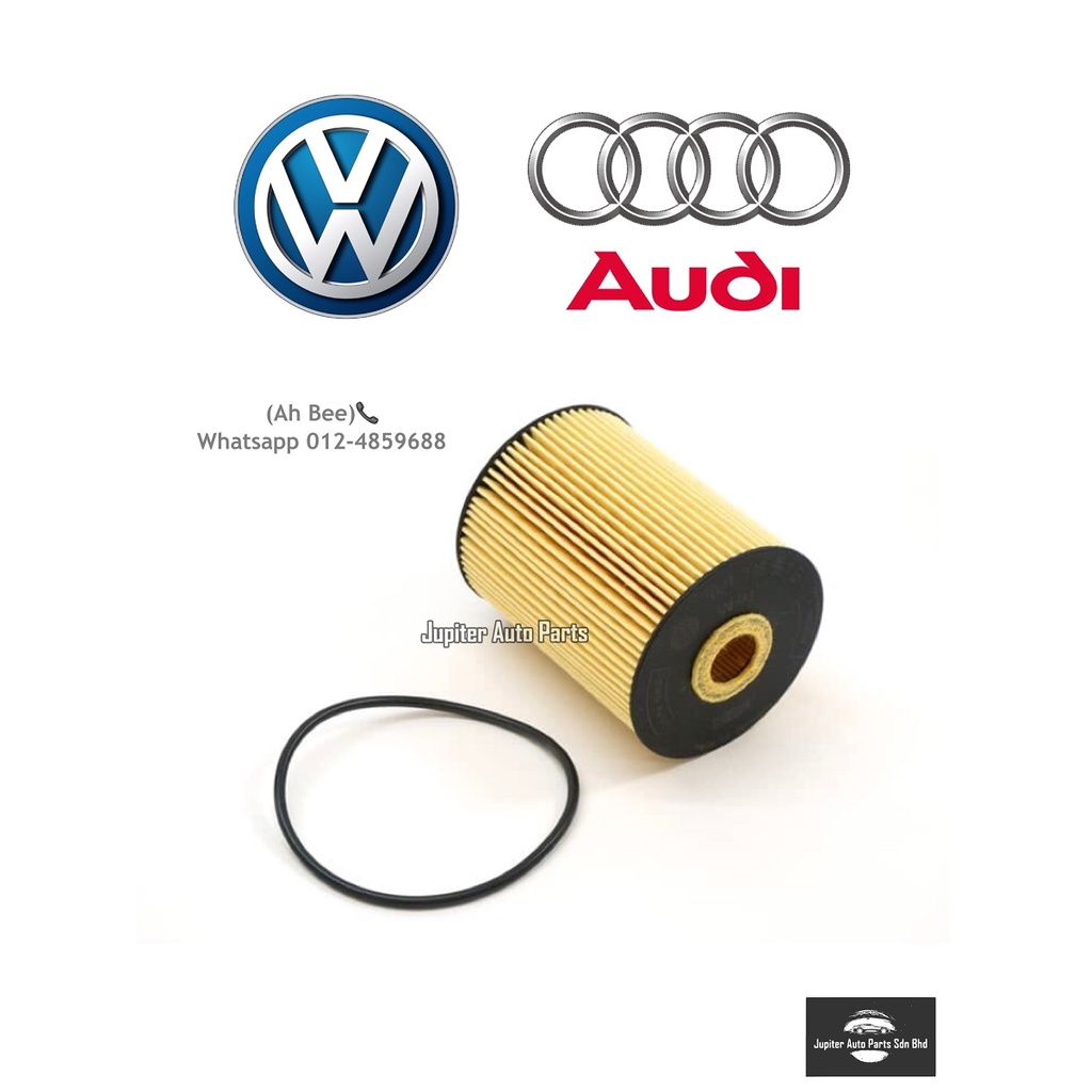 AUDI/ VOLKSWAGEN ENGINE OIL FILTER GENUINE 100% - Q7, A8, S8/ GOLF ...