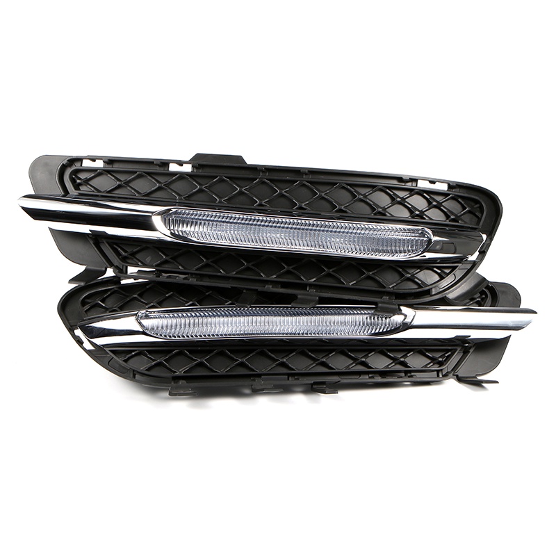 JIUWAN Car LED Daytime Running Lights DRL Fog Light Fit for Mercedes ...