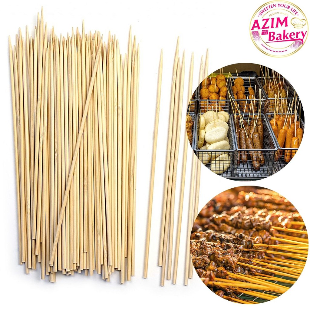 Satay Stick Bamboo Skewer | Lidi Sate Buluh | Lidi Steamboat | Lidi ...