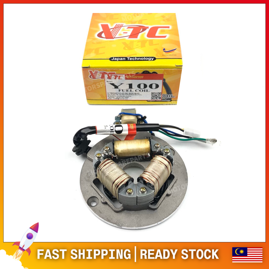 YAMAHA Y100 SPORT MAGNET COIL FUEL COIL VTC | Shopee Malaysia