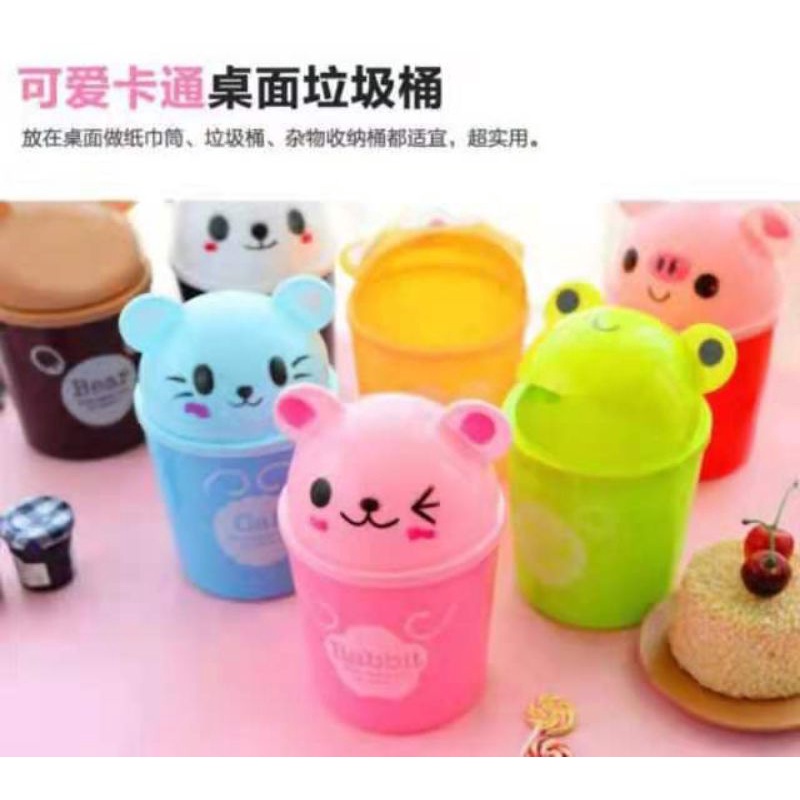 Cute Mini Dustbin 迷你桌面垃圾桶 | Shopee Malaysia