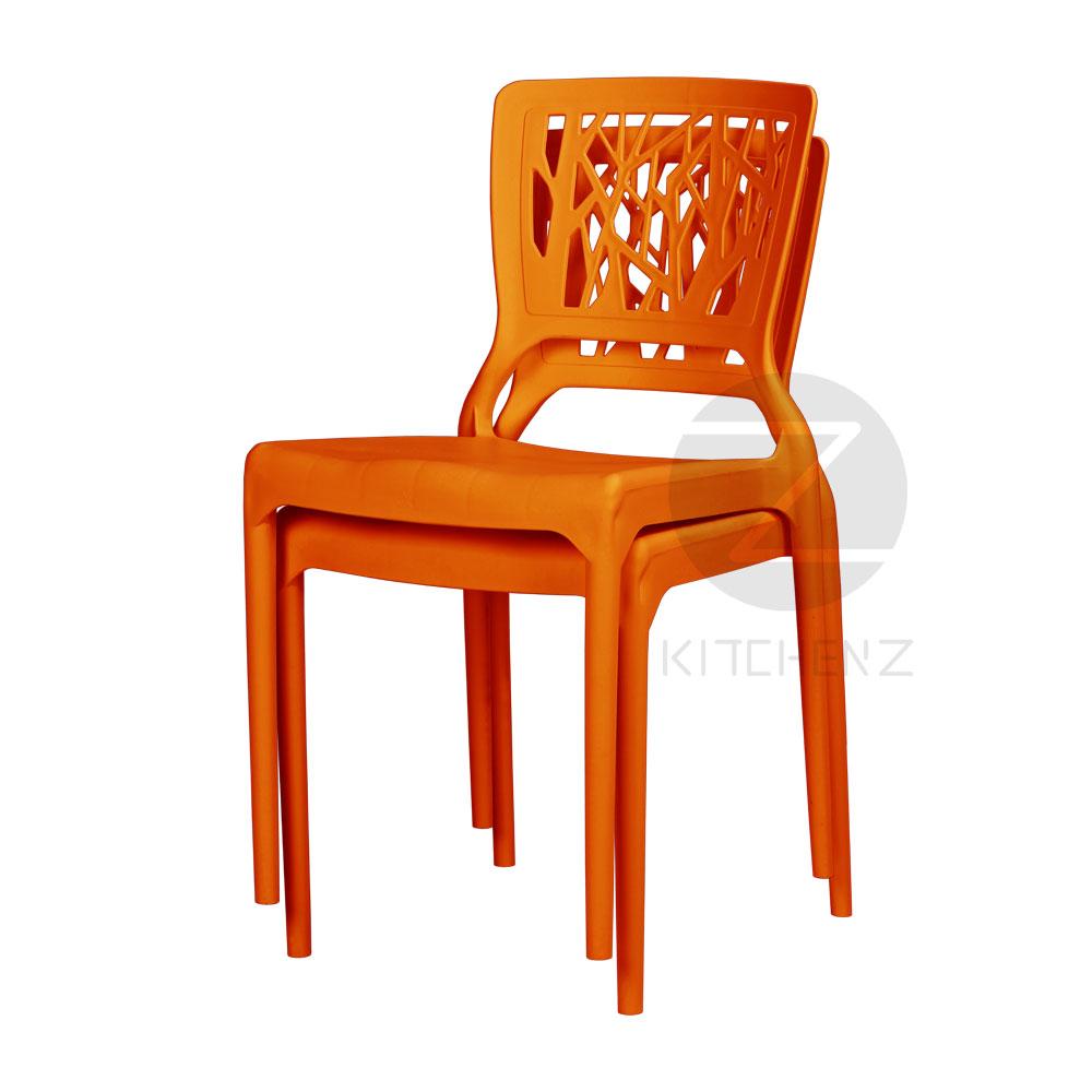 Chair 3V Modern Stackable Dining Plastic IZ-701 - 2 Pcs (6 Colours ...