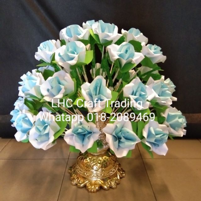 BTM 50 PCS BUNGA TELUR PELAMIN~BABY BLUE | Shopee Malaysia