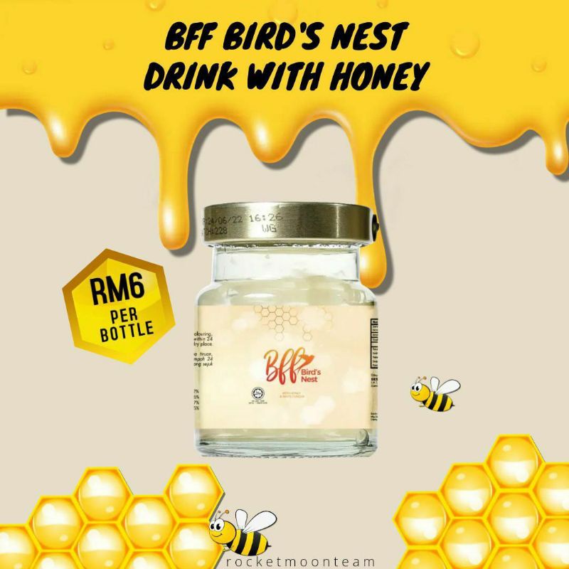 BFF Bird's Nest With HONEY Per Bottle RM6 | Shopee Malaysia