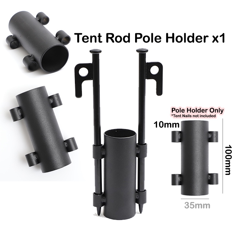 Tent Pole Holder Tent Peg Holder for Flysheet Tarp Camping Tent Nail ...