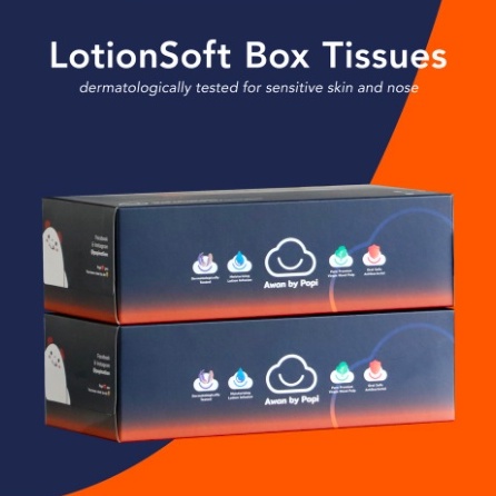 Popi Awan Lotion Soft Box Tissues ( 2 box/pack) | Shopee Malaysia