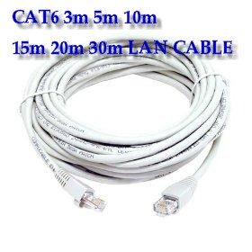 CAT6 3m 5m 10m 15m 20m 30m Internet Network Cat6 Lan cat5e Cable | Shopee Malaysia