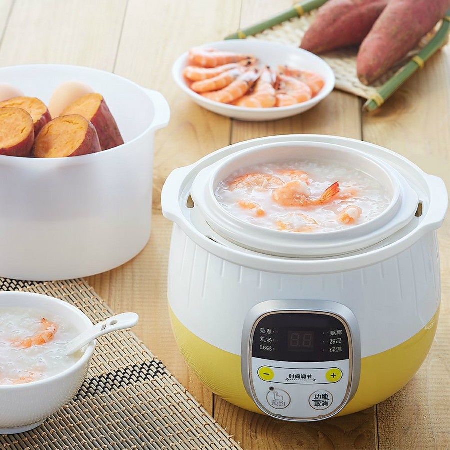 Bear electric bird's nest cooker, Genuine Bear 0.8L slow cooker ...