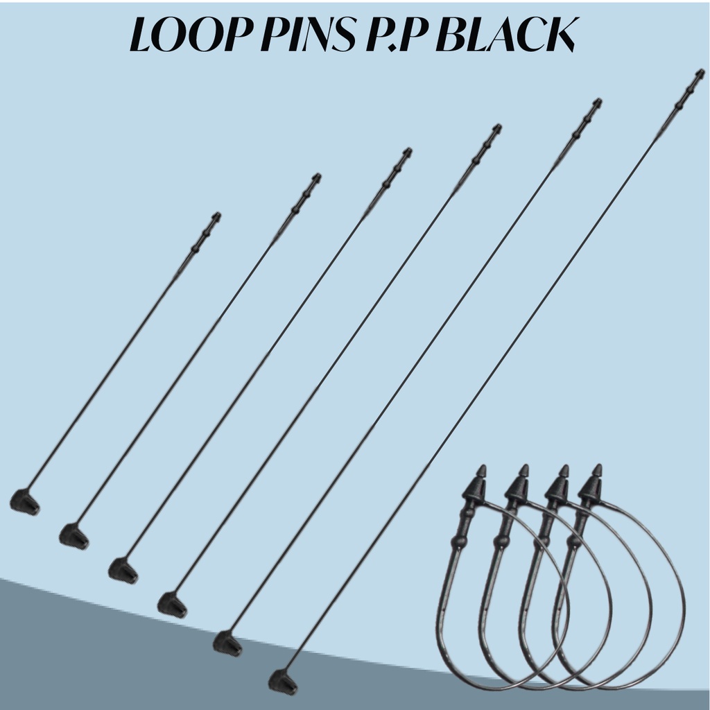 5000 Pcs Transparent Snap Lock Pins Loop Price Tag Fastener Hook Ties Plastic Loop Pins Tali ...