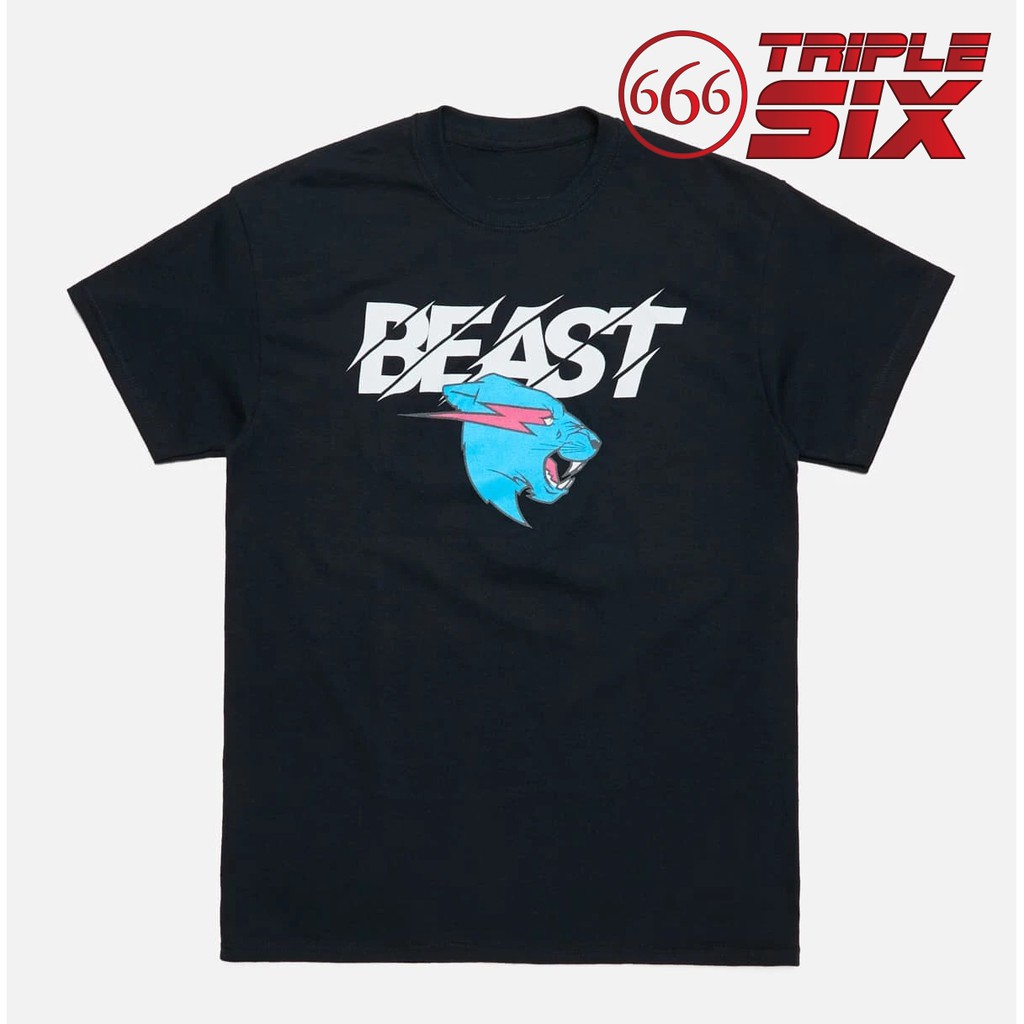 Youtuber Mr Beast Reflective Beast Tee T-Shirt | Shopee Malaysia