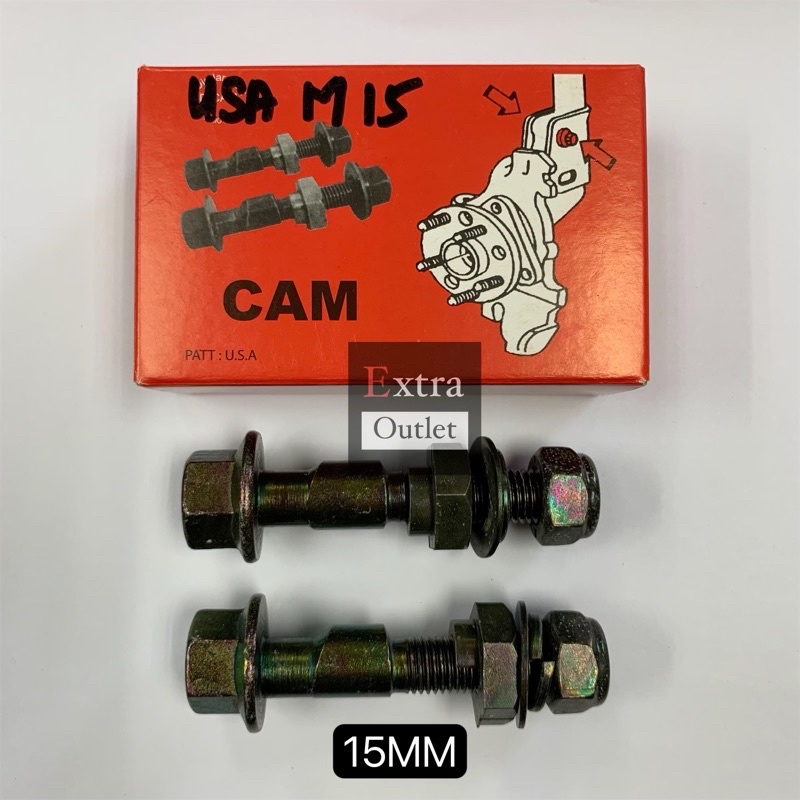 USA Heavy Duty Camber Nut (2PC) Camber Bolt Camber Screw Skru Chamber ...