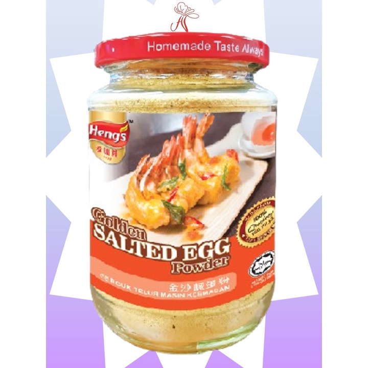Heng's Salted Egg Powder 120g Serbuk Telur Masin Keemasan [HALAL ...