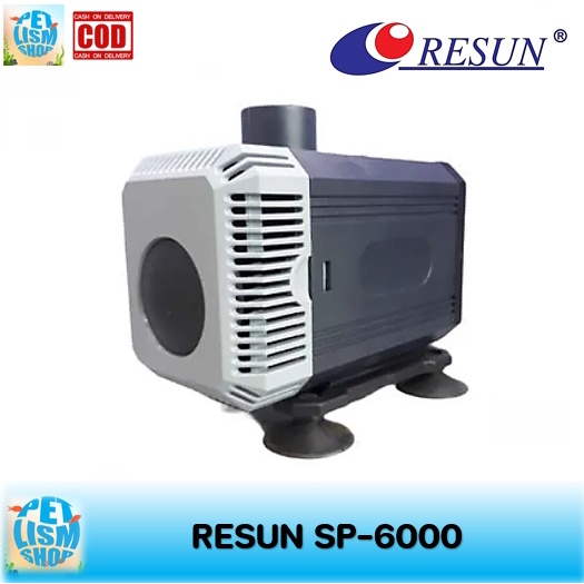Resun Water Pump Sp-6000 Aquarium Fountain Waterfall Whirlpool ...