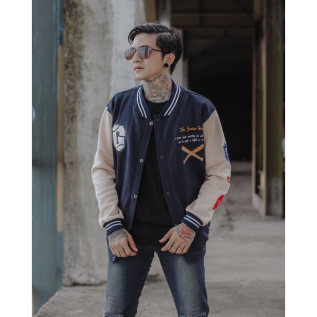 Original Genious Varsity Jacket Varsity Distro Varsity Jacket | Shopee ...