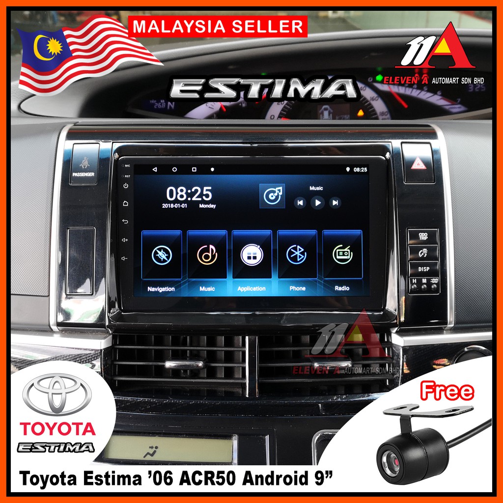 Toyota Estima ACR50 2006-2015 8163 / FY100 / P15 Allwinner Quad Core 10 ...