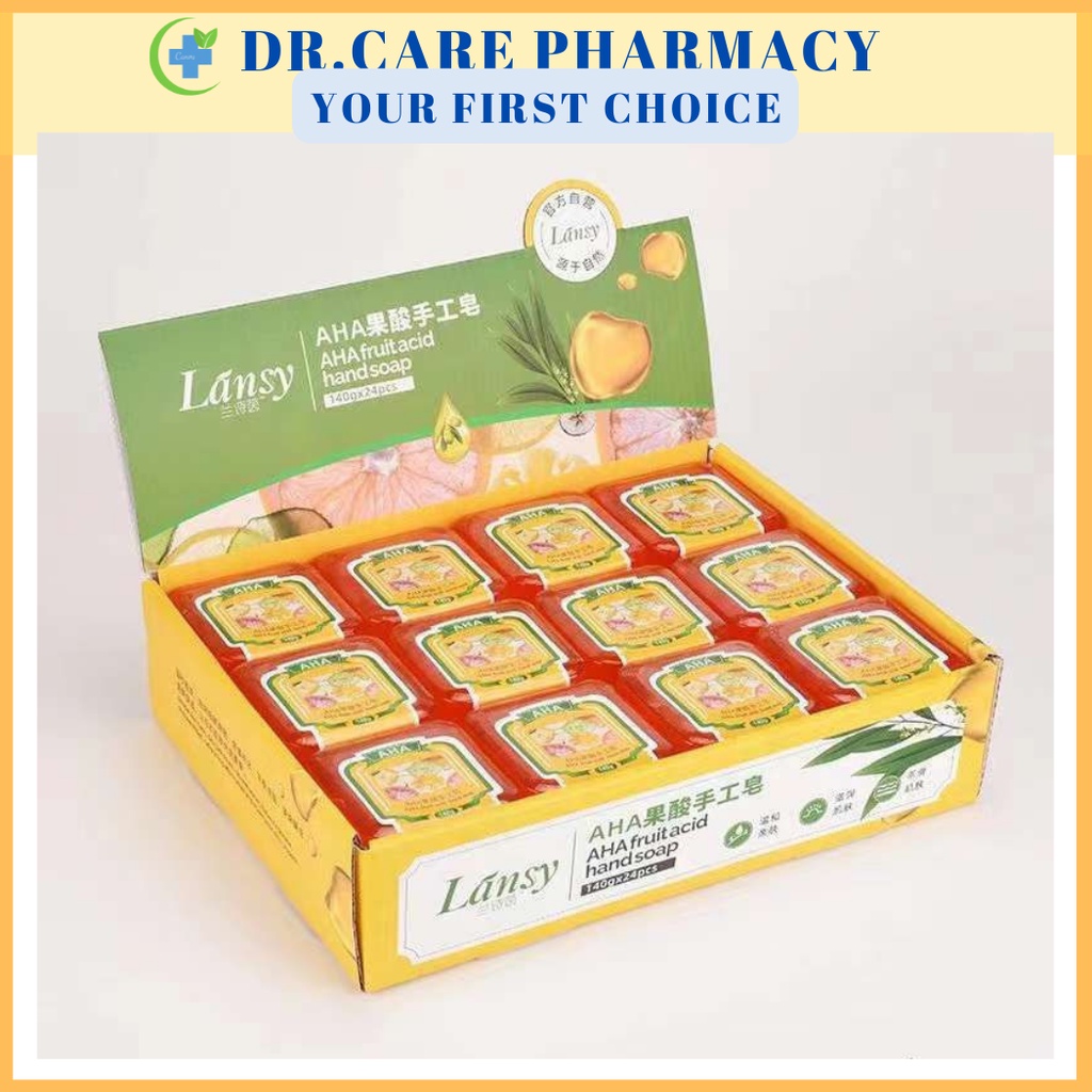 LANSY AHA FRUIT ACID HANDMADE SOAP (remove dead skin cell, balance skin ...
