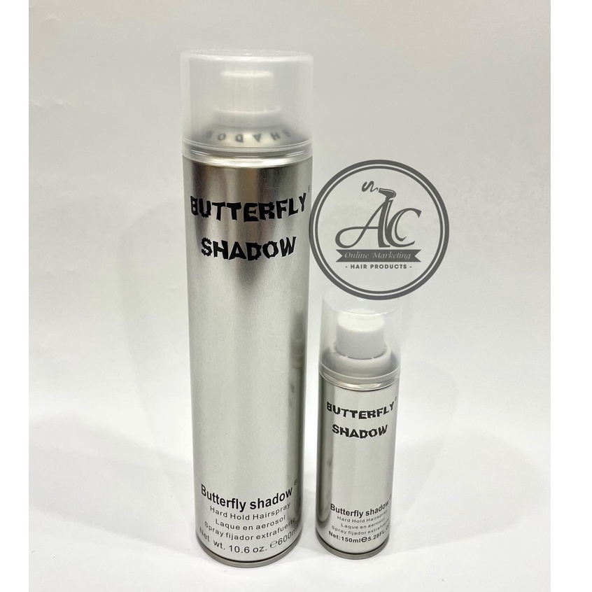 Butterfly Shadow Hair Spray 600ml / 320ml / Mini 150ml Hair Styling ...