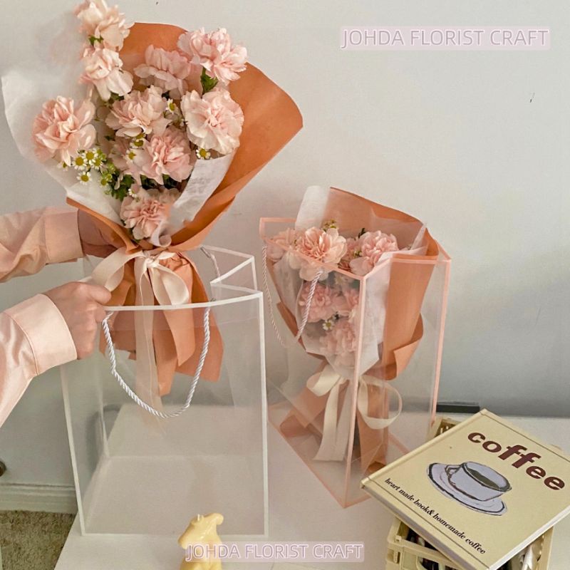 Transparent PVC Gift Bag Paper Beg Hadiah Plastik Lutsinar 华漾边框手提袋 ...