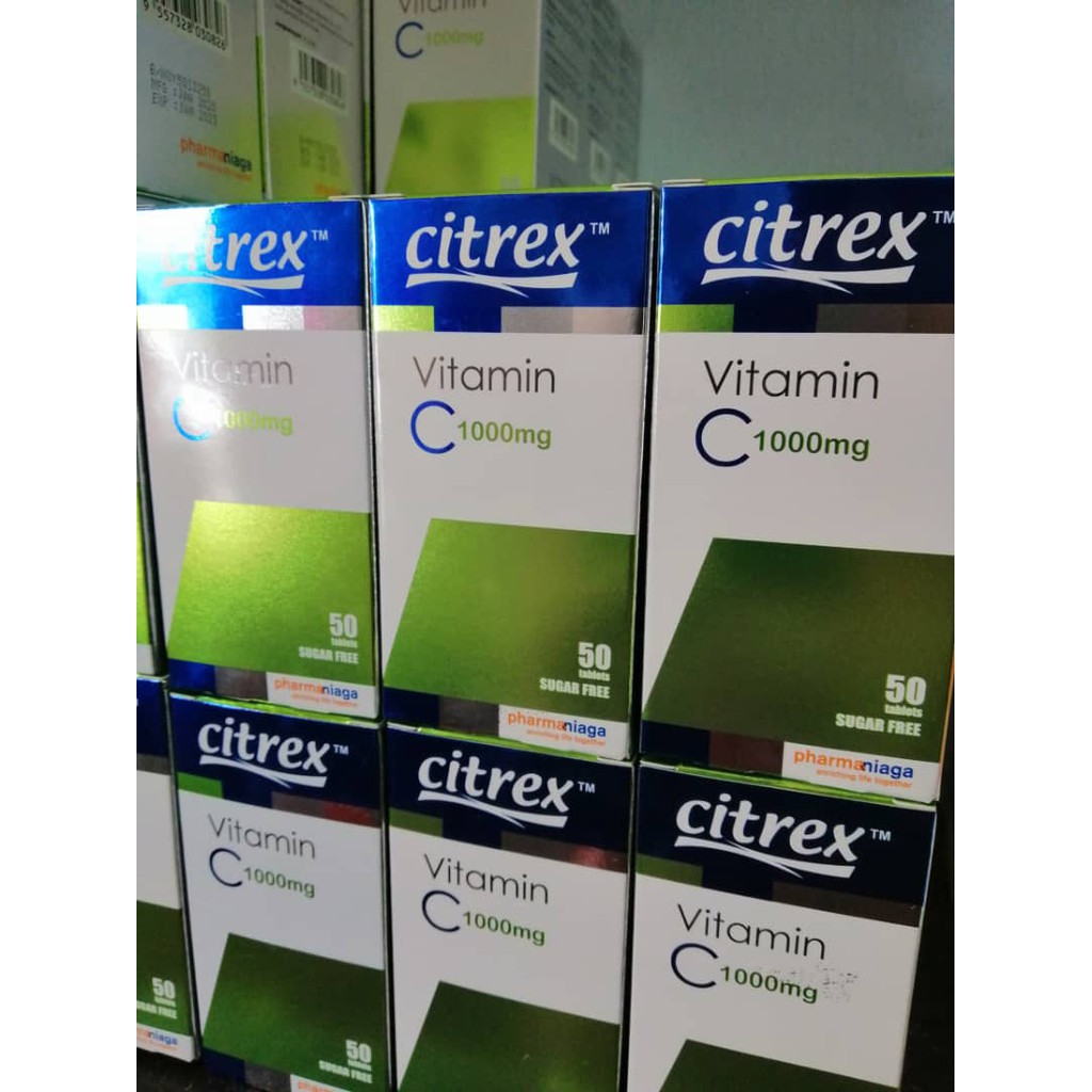 (CLEARENCE STOCK] CITREX VITAMIN C 1000mg 50' exp 07/2024 | Shopee Malaysia