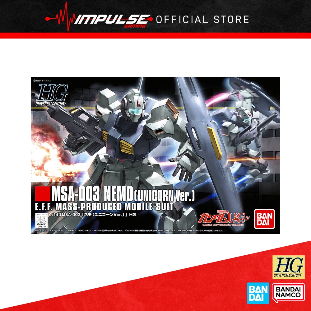 Bandai HGUC 1/144 Nemo (Unicorn Ver.) (5060665) / HG | Shopee Malaysia