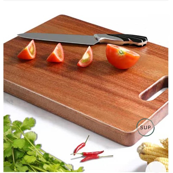 Rectangle Solid Wooden Chopping Board Cutting Board Kayu Papan