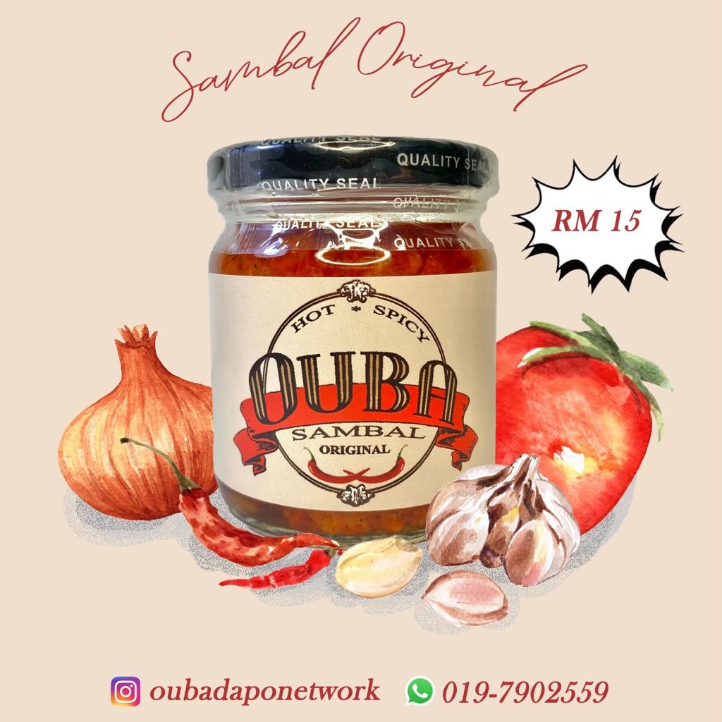 OUBA Sambal Original | READY STOCK (HALAL & PREMIUM) | Shopee Malaysia