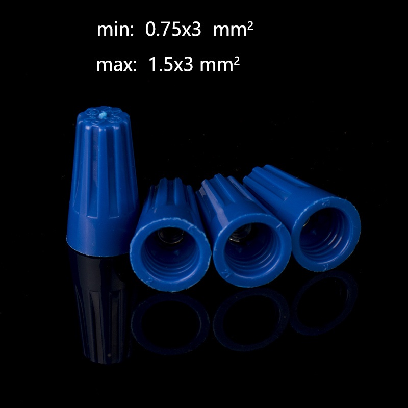 50 PCS spring screw type P1 wire connector wire connector rotary closed ...