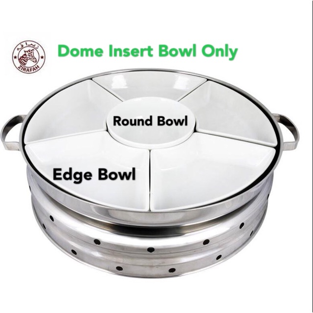TKTT Serving Dome Insert Bowl Replacement Bowl Round Bowl Edge Bowl ...