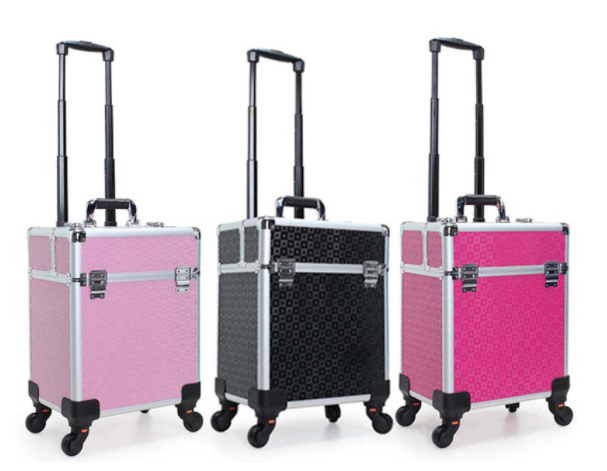 Professional Makeup Artist Tool Box 4-Wheels Trolley | Shopee Malaysia