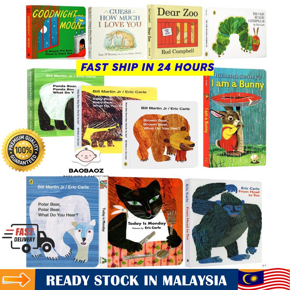 Set of 11 Brown Bear / Hungry Caterpillar / Dear Zoo / Eric Carle *OEM ...