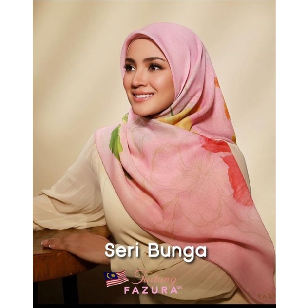 Seri Bunga Tudung Fazura Merdeka Collection | Shopee Malaysia