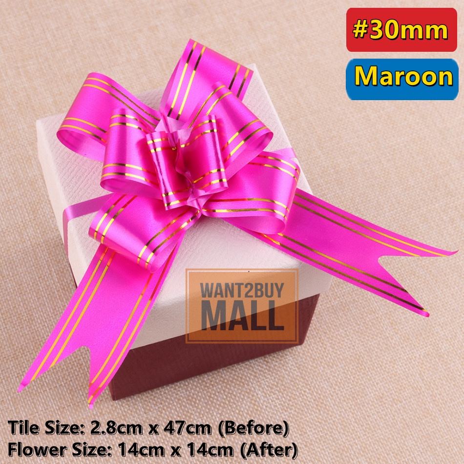 10pcs pack Pull Ribbon Riben Reben Ribben Satin Organza Gift Flower ...