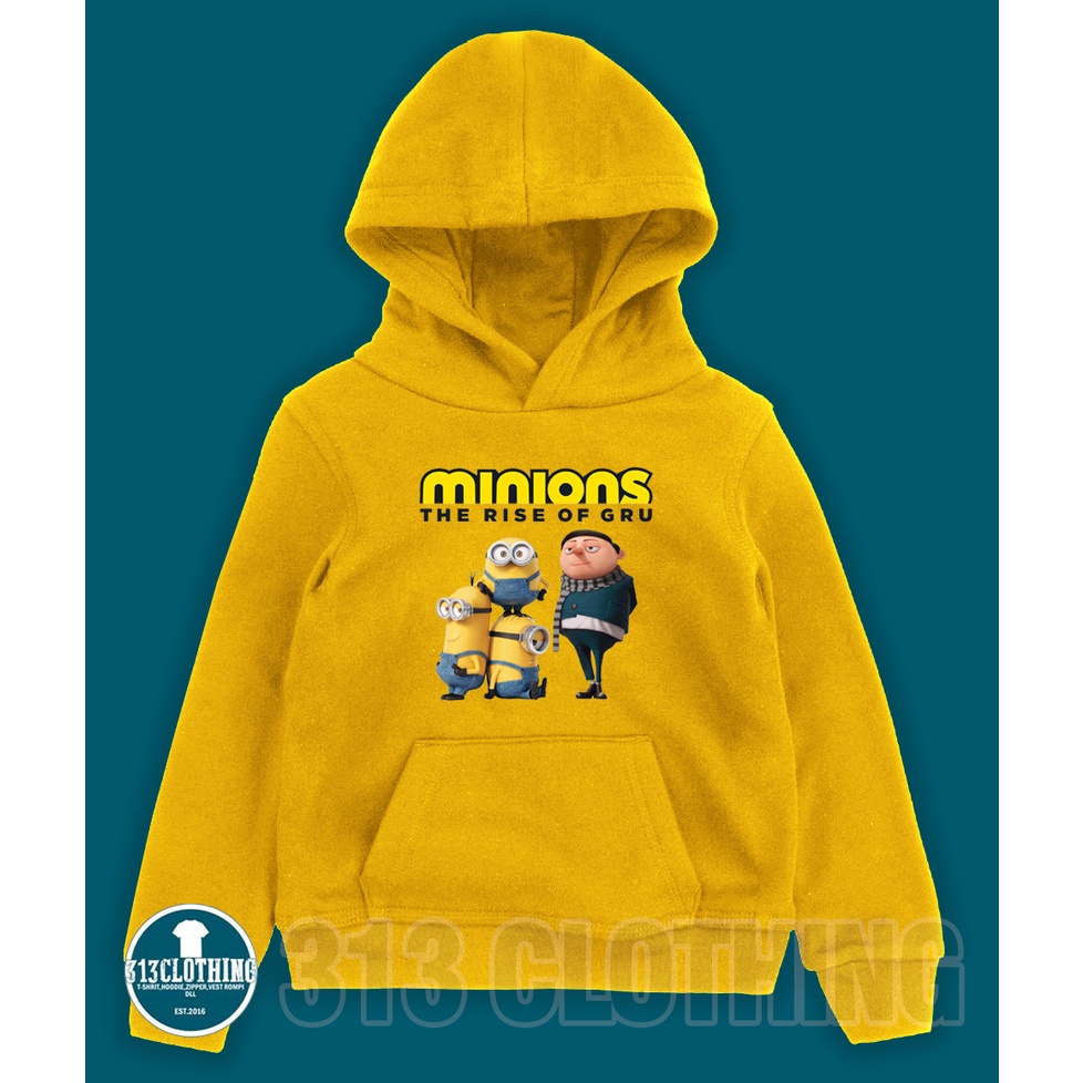 Minions Hoodie Jacket The Rise Of Gru Hoodie Sweater Kids Minions The ...