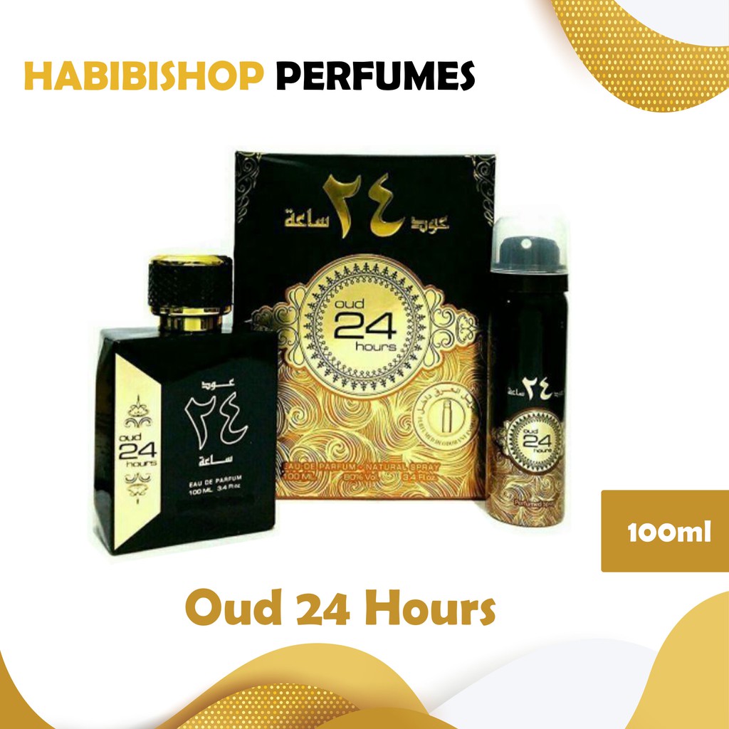 Oud 24 Hours 🌟Original Ard Al Zaafaran 3D Sticker🌟100ml Eau de Parfum ...