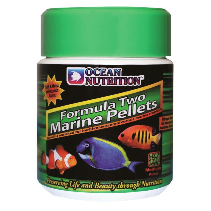 Ocean Nutrition Formula Two Marine Pellets Medium Size Pellet Makanan ...