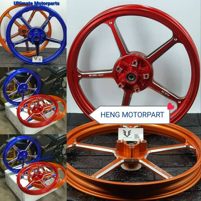 Y15ZR/LC135 ENKEI HYLOS 505 SPORT RIM RIMS ALLOY WHEEL RED/ORANGE/BLUE/BLACK SPORT RIM FG505 ...