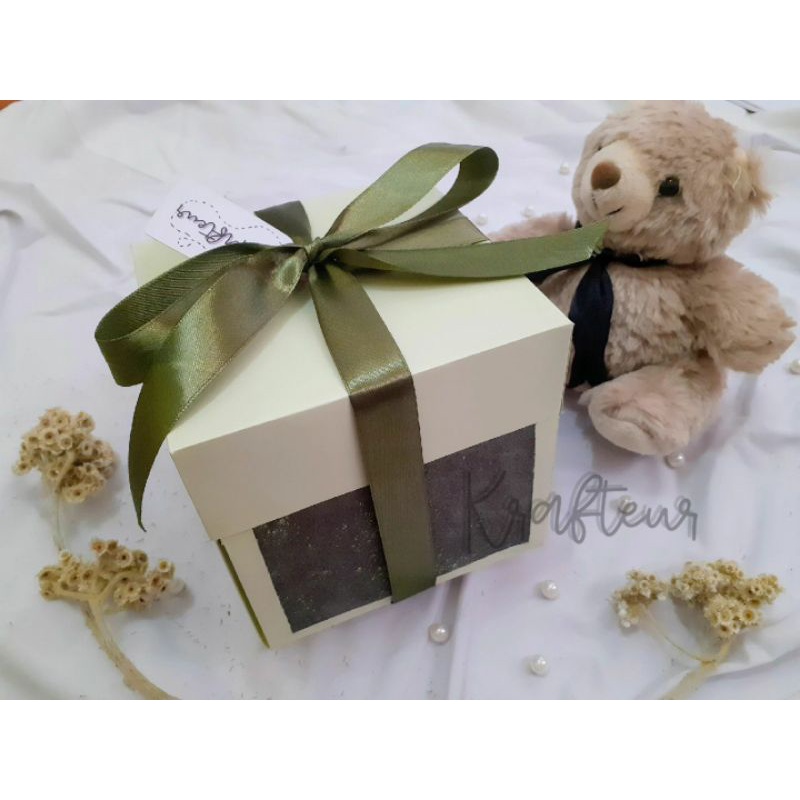 HITAM HIJAU [Gift Box] Skrapbox - Exploding Snack Box | Light Green ...