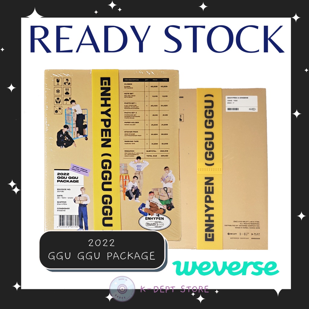 Weverse ENHYPEN GGU GGU PACKAGE 2022 | Shopee Malaysia