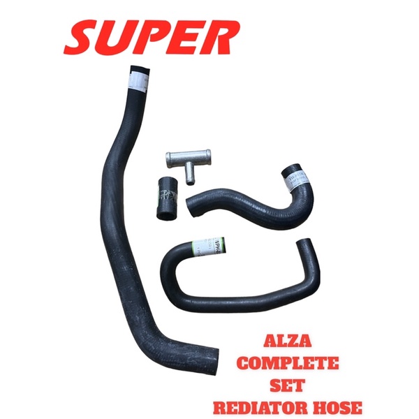 PERODUA ALZA 1.5 RADIATOR HOSE、BY PASS HOSE、WATER PUMP PIPE COMPLETE ...