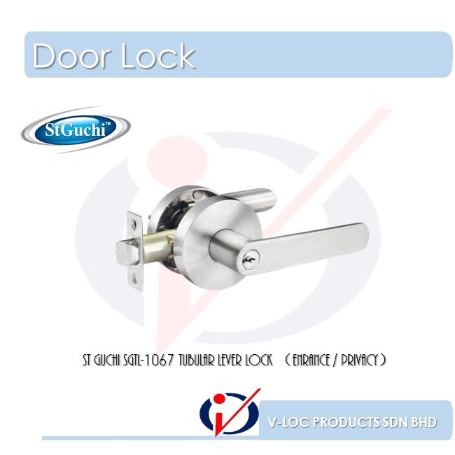 ST GUCHI SGTL-1067 TUBULAR LEVER LOCK | Shopee Malaysia