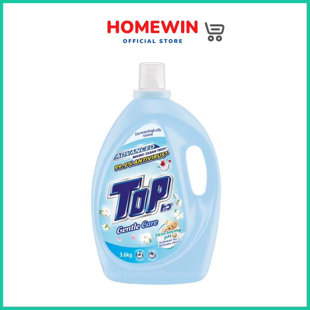 Top Liquid Detergent Gentle Care (3.6kg) | Shopee Malaysia