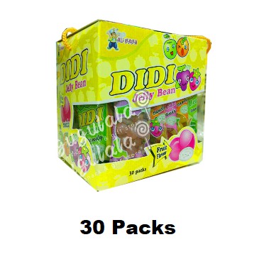 30 Packs Didi Jelly Bean Candy Gummy 10g Each (LOCAL READY STOCKS ...