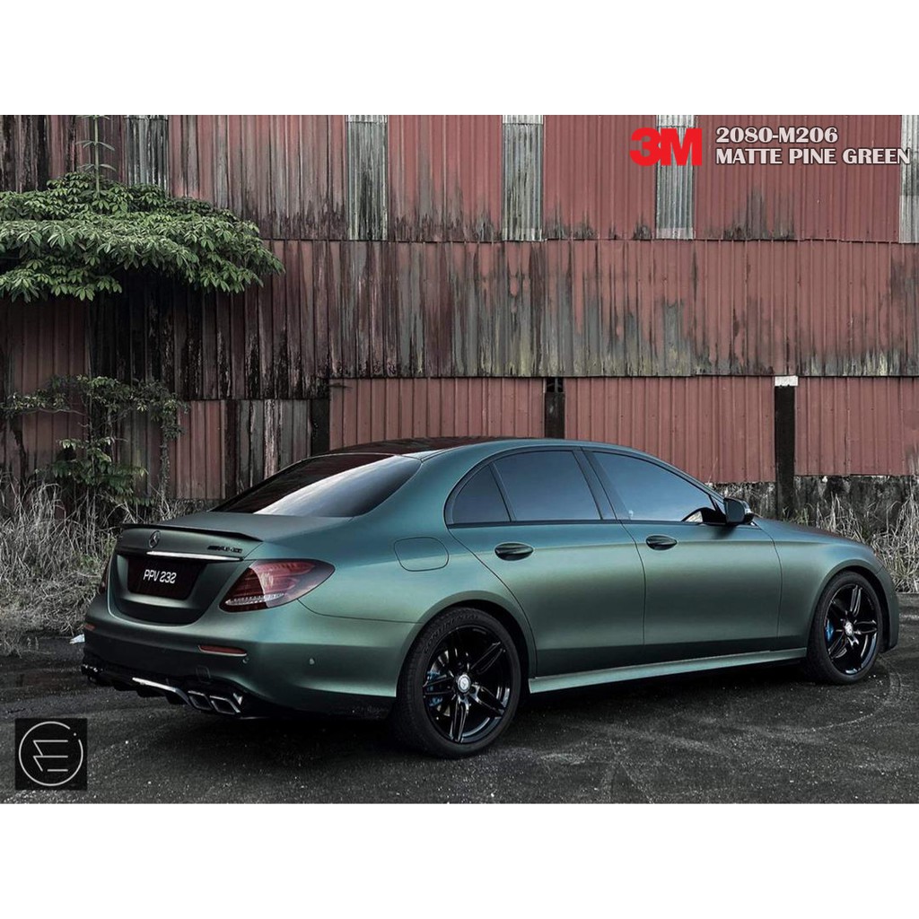 3M 1080 M206 Matte Pine Green Metallic Car Wrap Vinyl Film Bike Phone ...