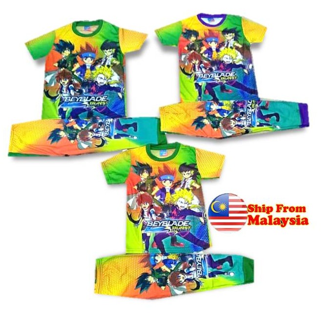 SET BEYBLADE FULL JERSEY | Shopee Malaysia