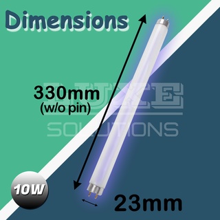 Hitachi FSL 10W Black Light BL UV Tube Replacement Tube Insect Killer ...