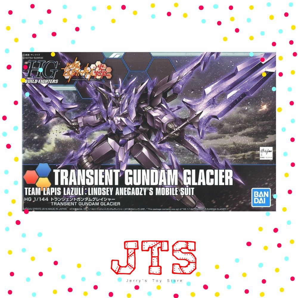JTS BANDAI HG 050 Transient Gundam Glacier 55443 HGBF Build Fighters 1/ ...
