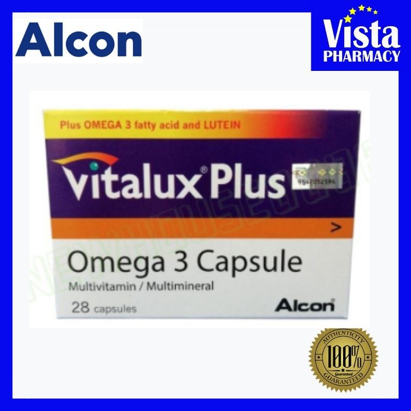 Alcon Vitalux Plus Omega 3 Capsule 28's | Shopee Malaysia